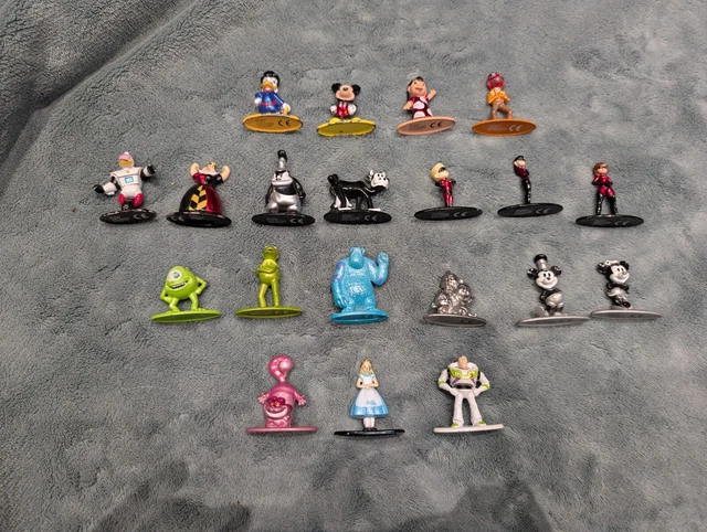 DISNEY 100 NANO Metalfigs Jada Fantasia Mystery Figure Bundle Of 20 ...