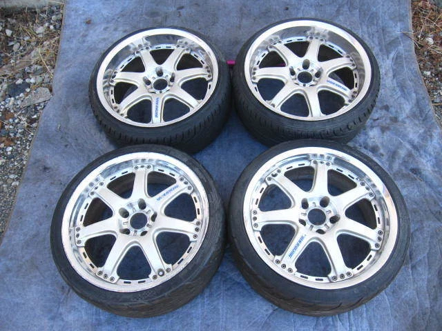 JDM RARE FORGED luxury wheel RAYS VOLK GT-7 8J+23 9J+17 PCD114.3 18 in ...