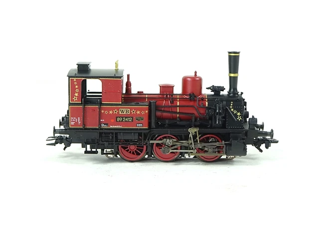 DAMPFLOKOMOTIVE BAUREIHE 89.70-75 der Weihnachtsbahn, Märklin H0 37149 ...