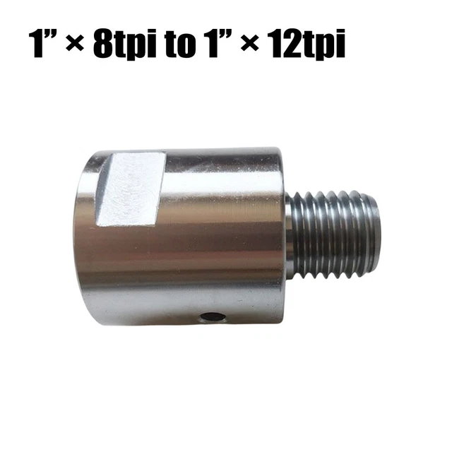 WOODWORKING MACHINERY CHUCK Adapter Spindle Adapter 1\'\'??12tpi To 1 ...