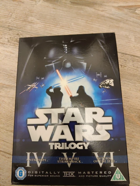 STAR WARS THE Original Trilogy DVD 6-Disc Box Set Original Theatrical Versions £5.99 - PicClick UK
