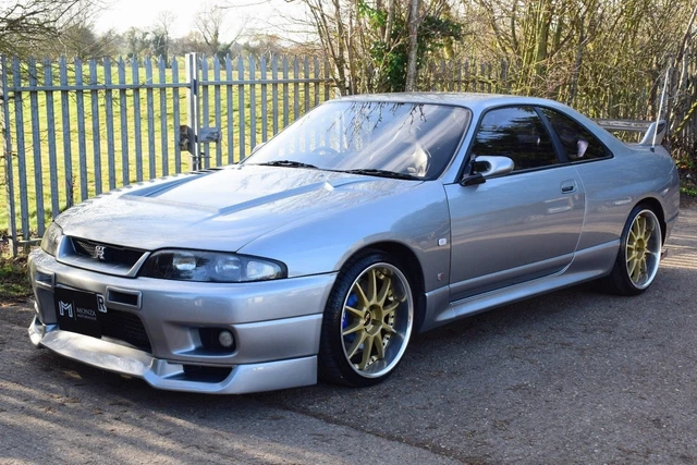 NISSAN SKYLINE R33 GTR veilside style front splitter, bodykit, side ...