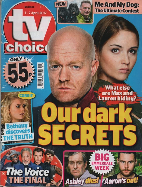 TV CHOICE UK 1 April 2017 Eastenders Max / Lauren (UK Magazine) EUR 3 ...