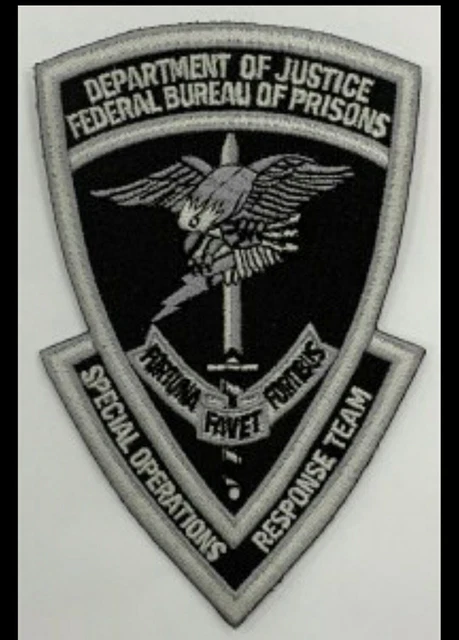 BOP FEDERAL BUREAU Of Prisons SORT Special Operations Team 4" Patch ...