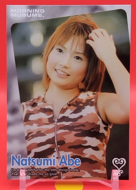 NATSUMI ABE / Morning Musume. CARTE DE COLLECTION IDOLE JAPONAISE ...
