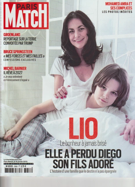 PARIS MATCH N° 3958. mars 2025. LIO elle a perdu DIEGO son fils ...