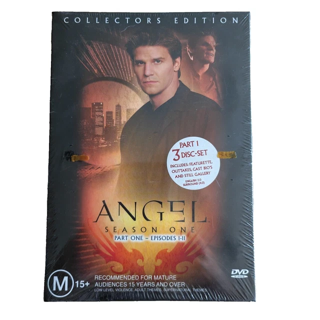 ANGEL DVD SEASON 1 Part 1 Box Set 1999 Region 4 Action Drama ...