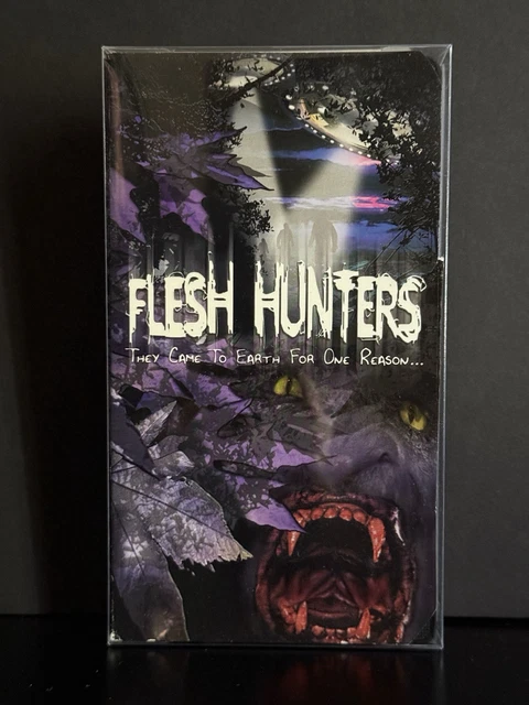 FLESH HUNTERS VHS RARE Horror VHS Dead Alive Prod. SOV Horror Slasher ...