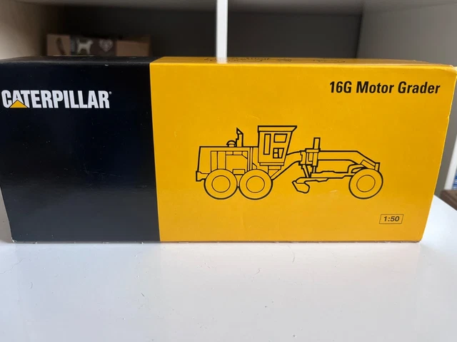 CAT MODELLE 1:50 16G Motor Grader im Orig. Karton EUR 17,50 - PicClick DE
