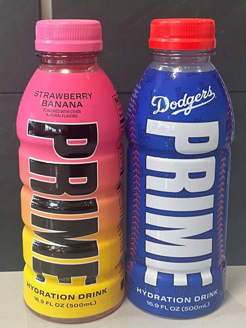 PRIME HYDRATION DODGERS V2 banana fragola blu e Prime idratazione ...