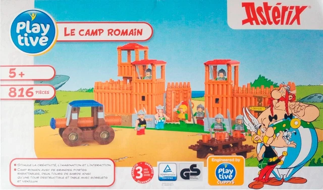 PLAYTIVE CLIPPYS ASTÉRIX Le Camp Romain Jeu de Construction Neuf en ...