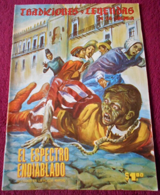 TRADICIONES LEYENDA COMIC HORROR GHOST SPECTRE devil LEGEND MEXICO CITY ...
