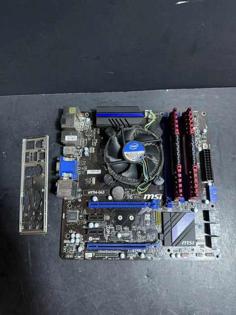MSI H97M-G43 MICRO ATX i5-4690 8GB DDR3 USB 3.1 Intel M.2 Motherboard I ...