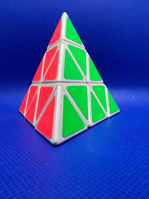 VINTAGE 1980'S Pyraminx Pyramid Triangle Puzzle Toy Rubik's Cube by ...