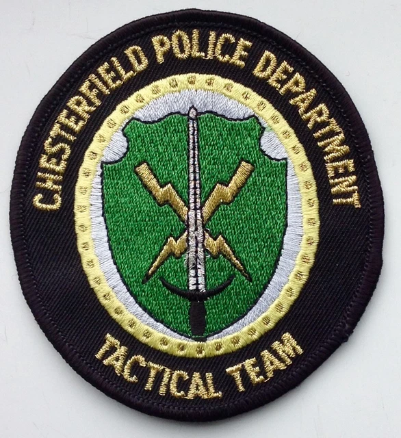 OBSOLETE VINTAGE US USA Chesterfield Virginia Tactical Team SWAT Police ...