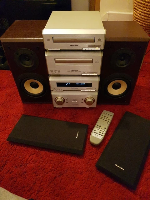 TECHNICS MINI HIFI System SL-HD350 RS-HD350 ST-HD350 SB-HD350 Speakers ...