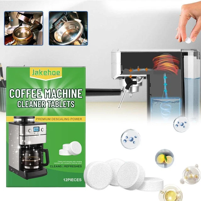 COFFEE MACHINE CLEANING Tablets 12 Tablets for Cleaning and Descaling ...