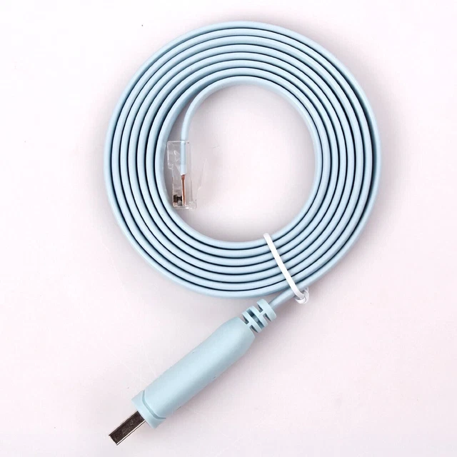 USB CONSOLE CABLE USB to RJ45 6ft CAB-CONSOLE-USB-RJ45 SERIAL CABLE for ...