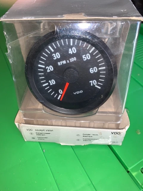 BNIB VDO REV Counter Tachometer £160.00 - PicClick UK
