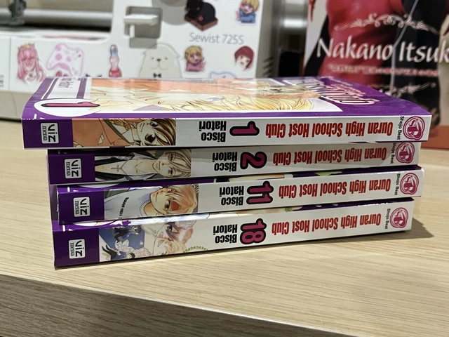 Ouran High School Host Club Volume 1 2 11 And 18 Bisco Hatori English