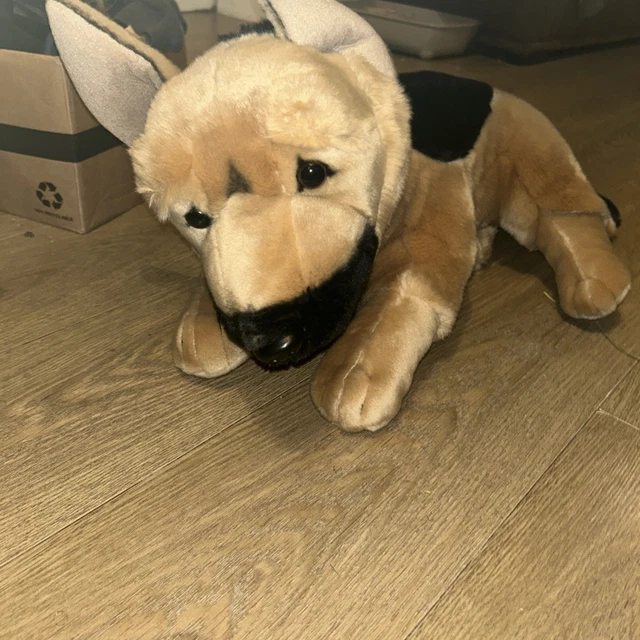 LARGE LIVING NATURE German Shepherd Plush Soft Toy £21.50 - PicClick UK