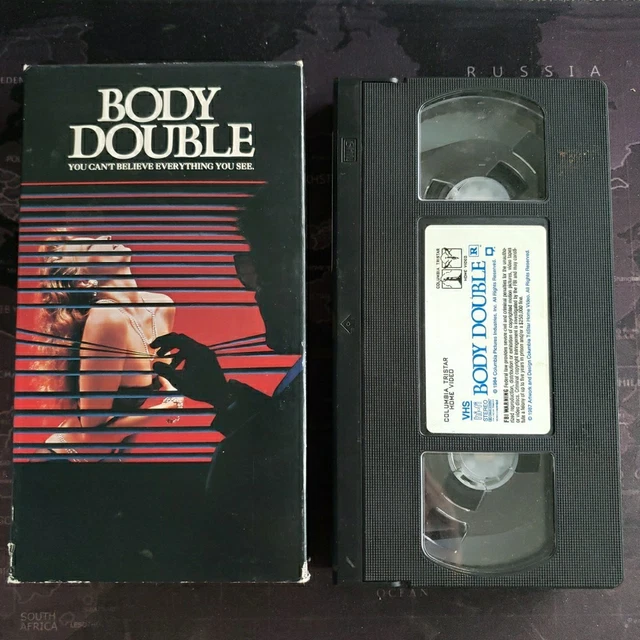 BODY DOUBLE VHS Brian De Palma Noir Suspense Thriller Columbia 1987 £4. ...