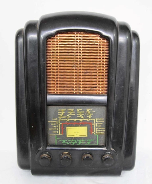VINTAGE FERRANTI 145 BAKELITE RADIO Circa 1945 wireless valve tube EUR ...