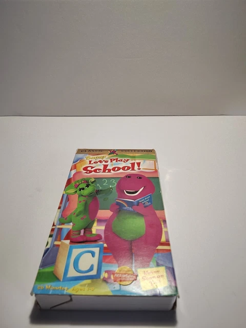 BARNEY LET’S PLAY School! VHS Video Tape Classic Collection VTG Sing ...