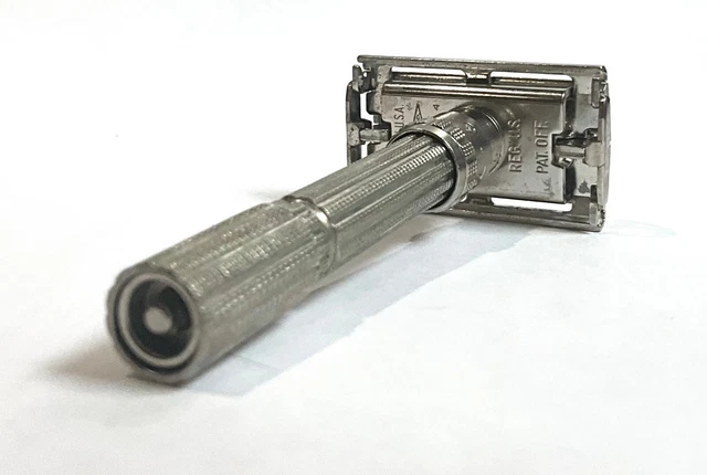 VINTAGE 1966 GILLETTE Slim Adjustable Double Edge Safety Razor Date ...