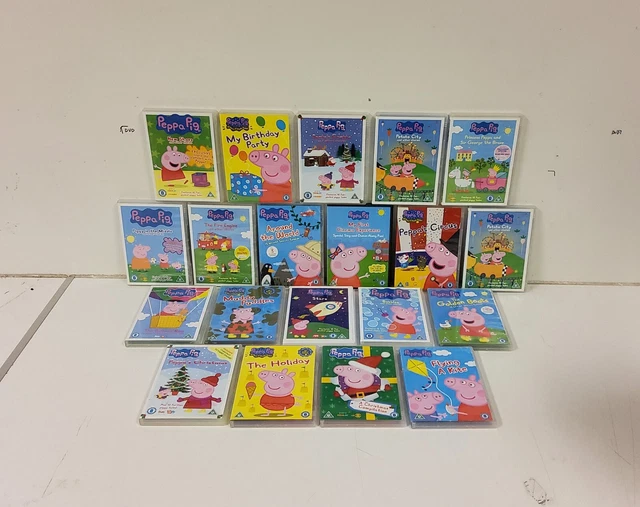 20 X PEPPA Pig DVD Bundle (The Queen Potato City Cold Winter Bubbles ...