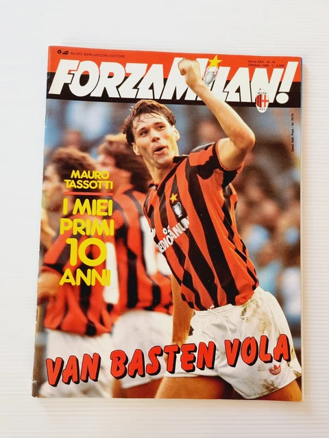 FORZA MILAN 10 October 1990 Van Basten-Tassotti-Massimo Agostini ...