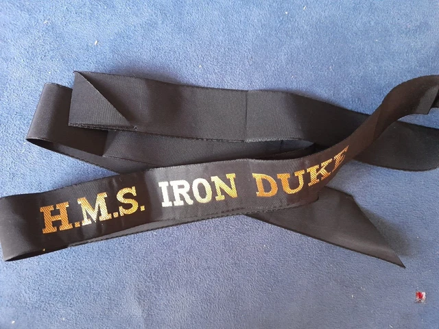 ROYAL NAVY CAP Tally HMS Iron Duke £3.99 - PicClick UK