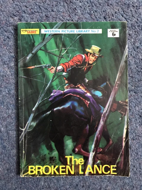 SABRE WESTERN PICTURE Library Comic No. 2 The Broken Lance EUR 14,21 ...