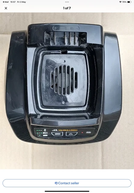 MCCULLOCH LI 58V 2.5CGR 58V 2.5A Battery Charger (Unit Only) £35.00 - PicClick UK