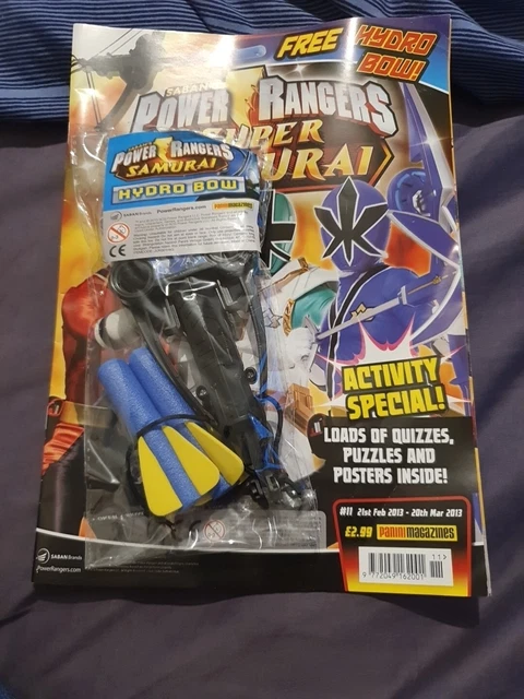 POWER RANGERS SUPER Samurai Magazine Issue 11 (With Hydro Bow Panni) £ ...