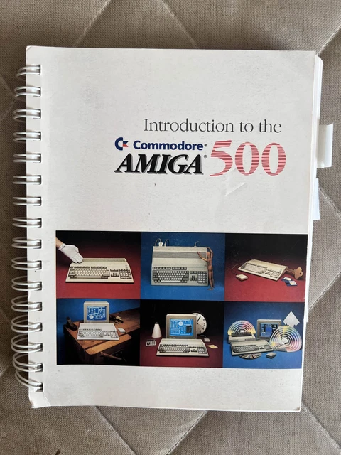 VINTAGE COMPUTING BOOK INTRODUCTION TO THE COMMODORE AMIGA 500 1989 ...