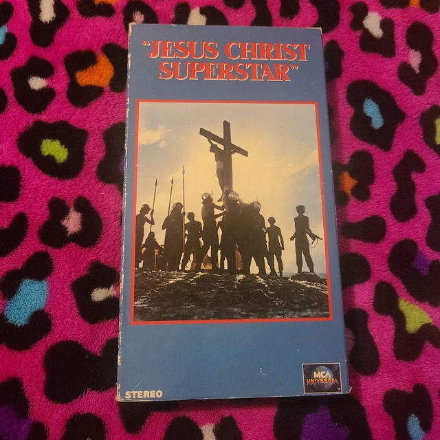 JESUS CHRIST SUPERSTAR VHS Video Tape VCR Movie Musical GOD 1973 VTG ...