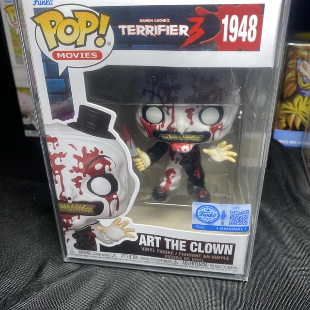 FUNKO POP! TERRIFIER 3 Art the Clown Bloody #1948 - EE Exclusive & Pop ...
