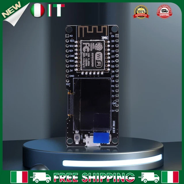 - PER WEMOS NODEMCU ESP8266 Modulo WiFi Display OLED da 0,96 pollici ...