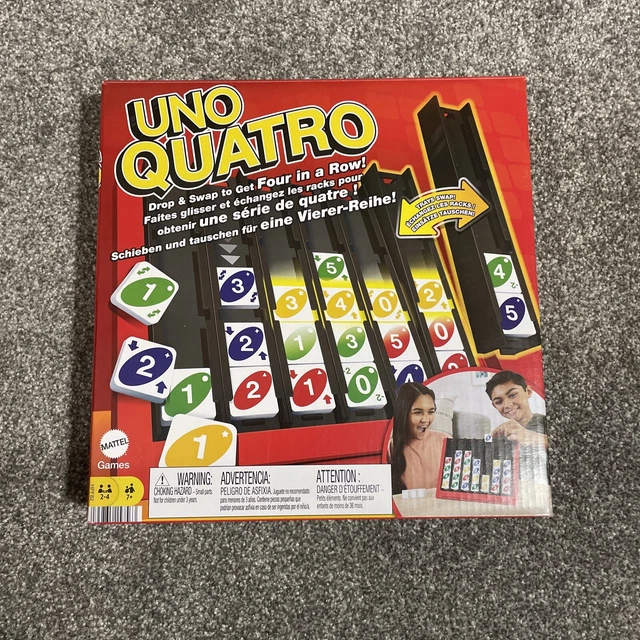 MATTEL GAMES UNO Quatro Game (Ages 7+) **new Opened But New £21.00 ...