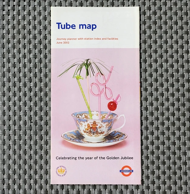 LONDON UNDERGROUND TUBE Map June 2002 £5.00 - PicClick UK