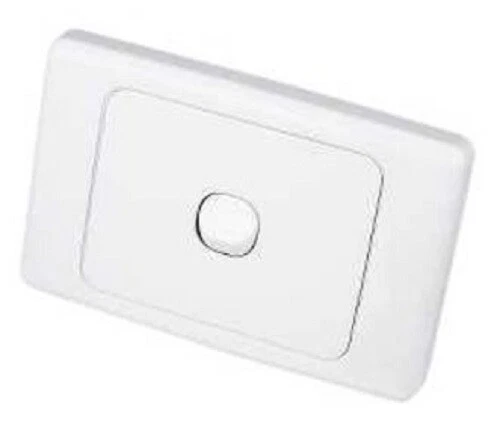 CLIPSAL 2000 SERIES FLUSH SWITCH 1-Gang 250V 10A Horizontal Mount WHITE ...