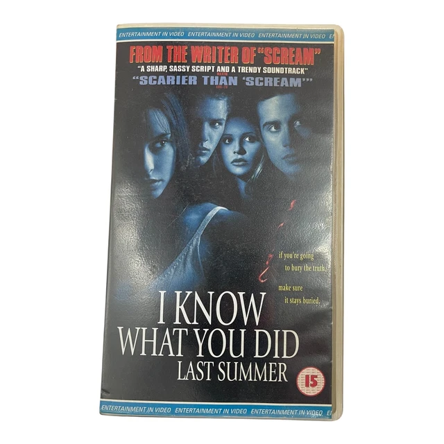 I KNOW WHAT You Did Last Summer VHS 1997 Horror Thriller Video Cassette £12.99 - PicClick UK