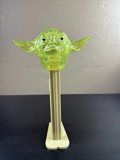 STAR WARS CRYSTAL Head Yoda Limited Edition Giant Pez Dispenser £13.40 ...