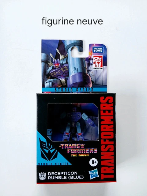 FIGURINE TRANSFORMERS GENERATION Studio Series Decepticon Rumble Blue ...