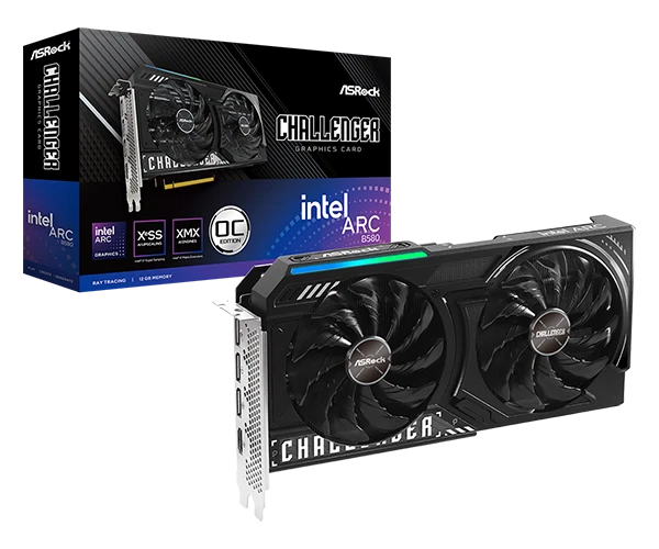 ASROCK INTEL ARC B580 Challenger 12GB OC £399.99 - PicClick UK