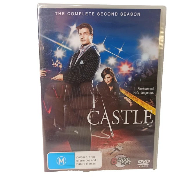 CASTLE SEASON 2 DVD Police Comedy Crime Mystery Detective Region 4 ...