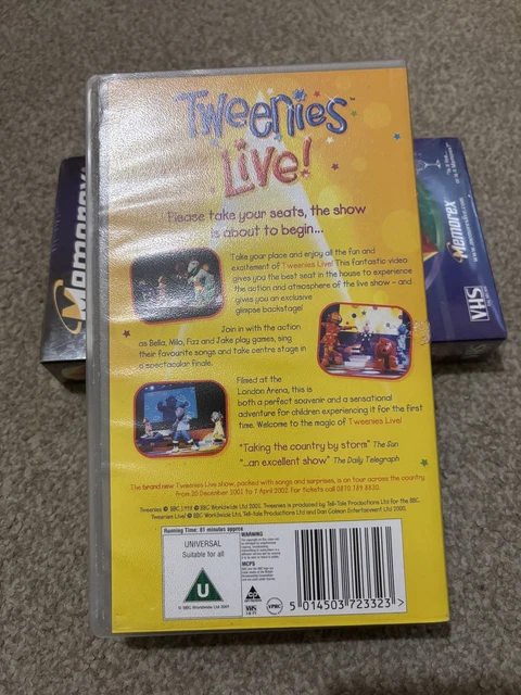 BBC TWEENIES LIVE! (2001) VHS Kids' Video 90’s/00’s Retro children’s £5 ...