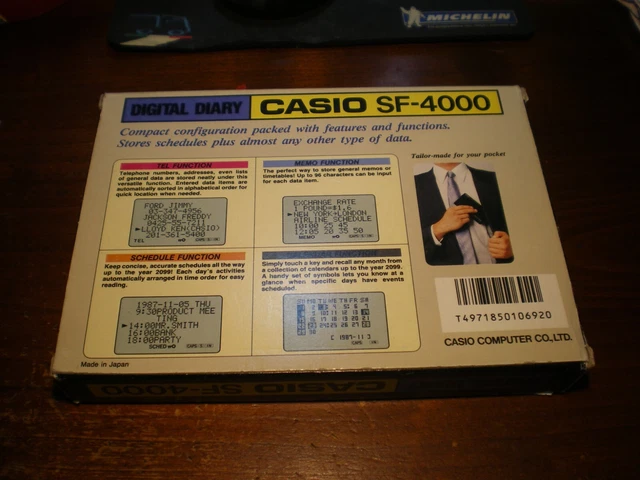 CASIO DIGITAL DIARY Mod. SF-4000 (agenda elettronica + calcolatrice ...