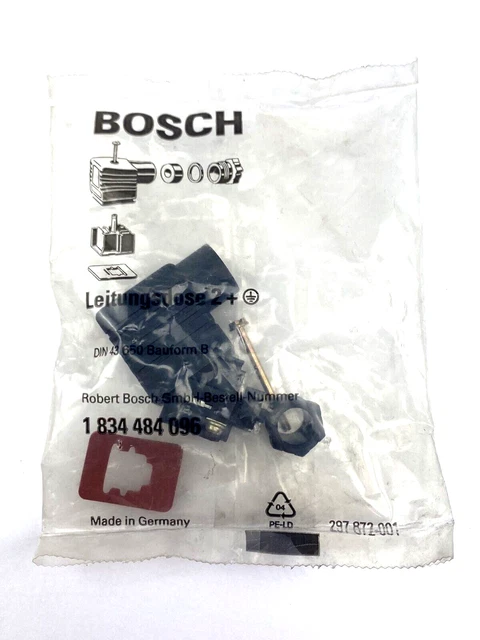 BOSCH CONNECTEUR ÉLECTRIQUE 2 + din 43 650 Baufrorm B 1 834 484 096 2 ...